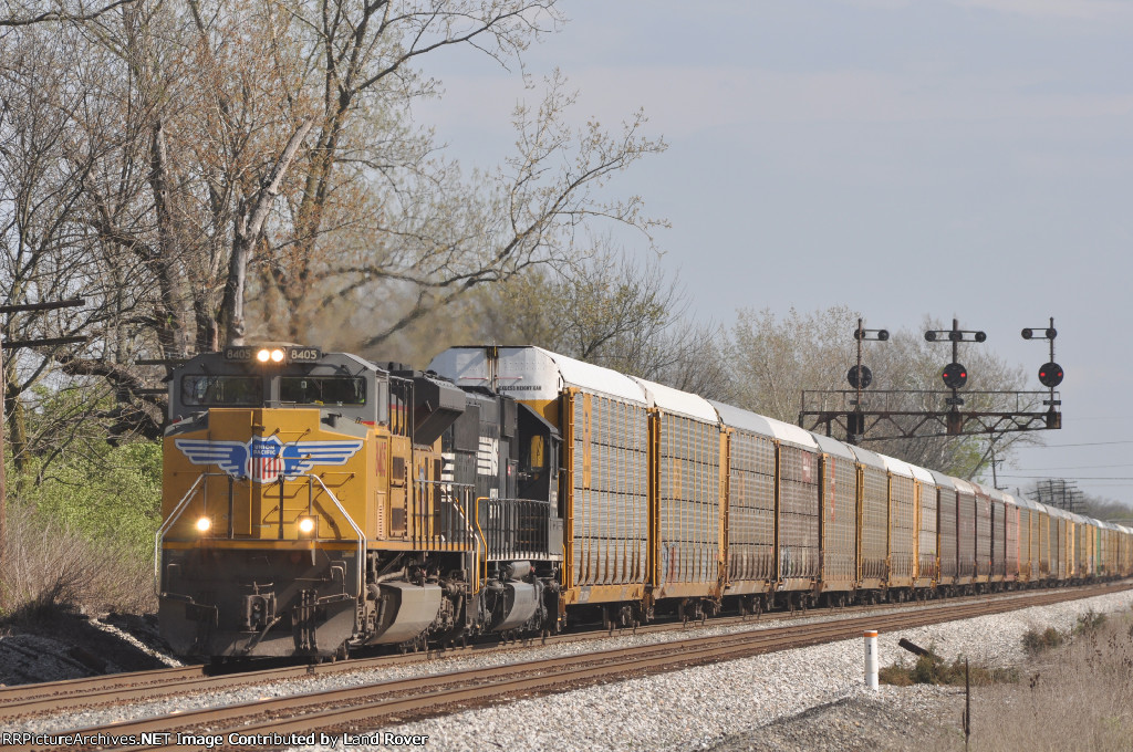 UP 8405 On NS 288 Northbound